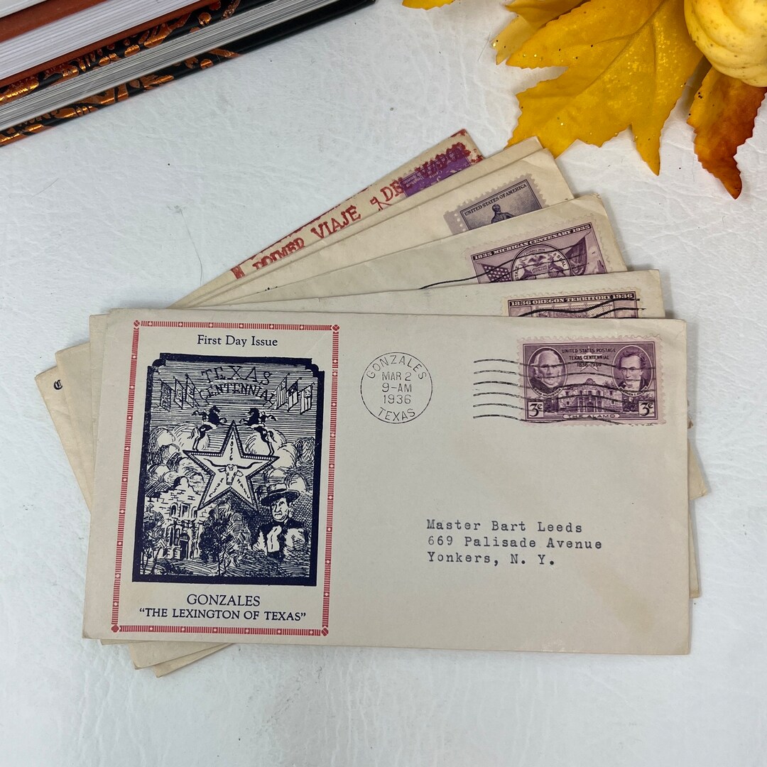 Vintage Commemorative Texas Centennial Envelope, Stamped Envelope, US ...