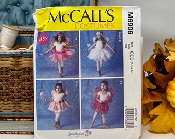 Mccall's Costumes Princess Dress Pattern Size KIDS 3-8, Uncut Complete ...