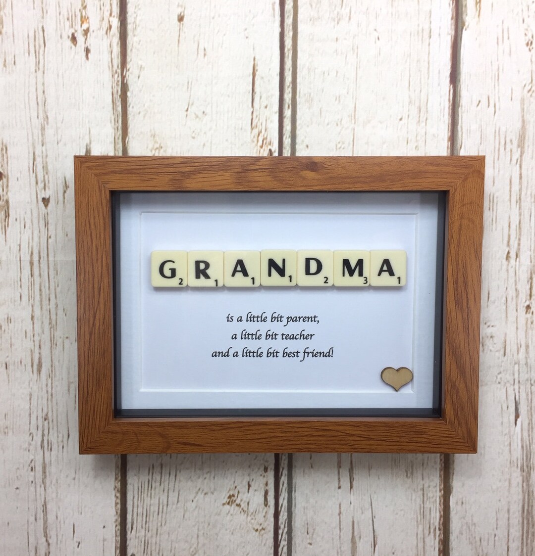 Personalized Grandma Scrabble Tile Art - Sentimental Gift - Etsy