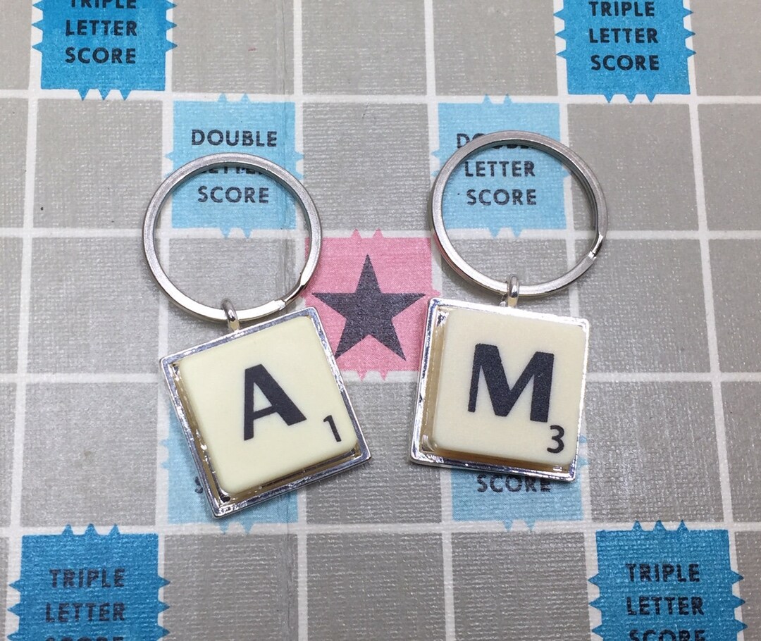 Scrabble Keyring Teacher Gift Secret Santa Gift Novelty Key - Etsy UK