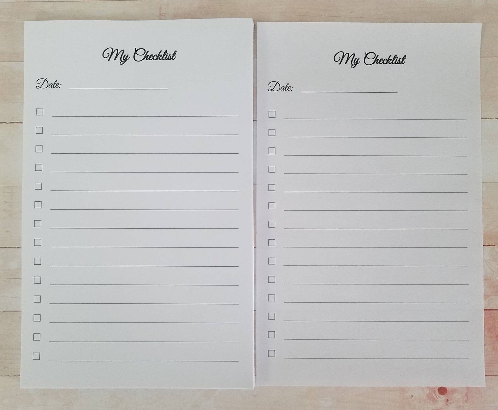 Notepad Notebook Checklist Handmade Magnetic Notepad | Etsy