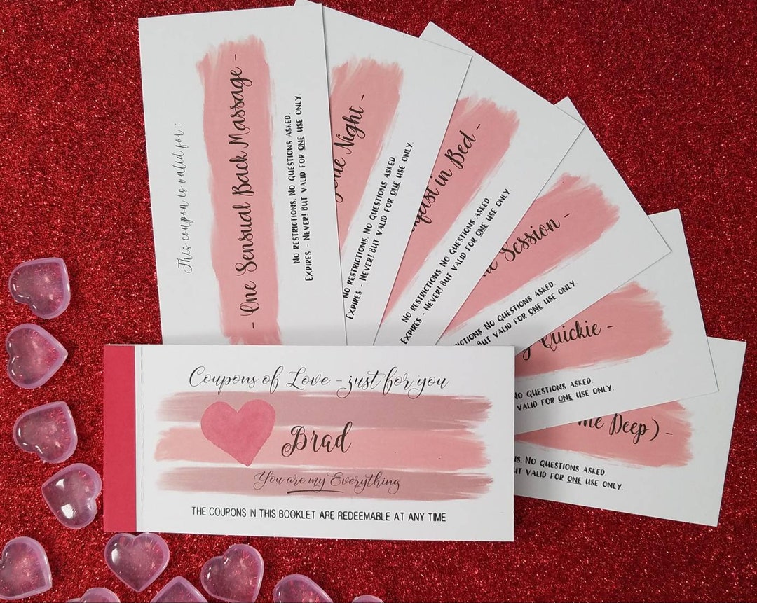Coupon Book for Couples, Handmade Coupon Book, Coupon Book for ...