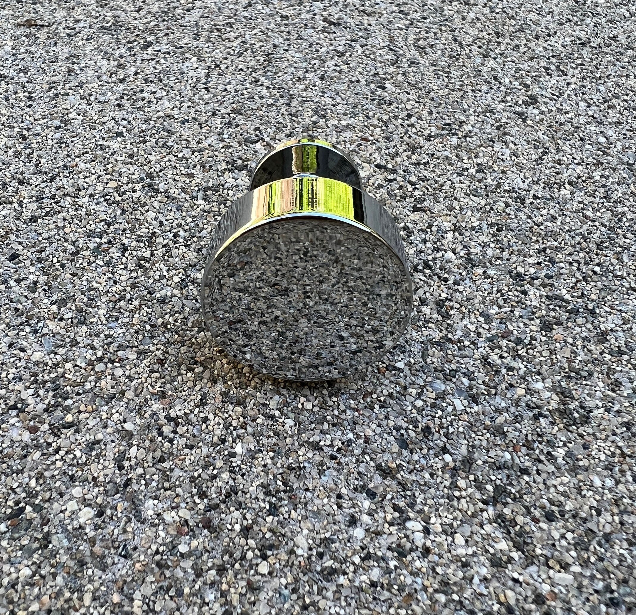 Silver Chrome Brass Modern Round Circle Cabinet Drawer Handles Pulls ...