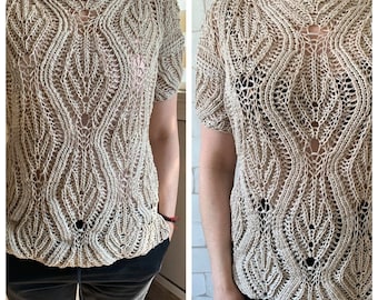 Women Top,hand-knitted Top,summer Top,elegant Top,gift for Her,summer ...