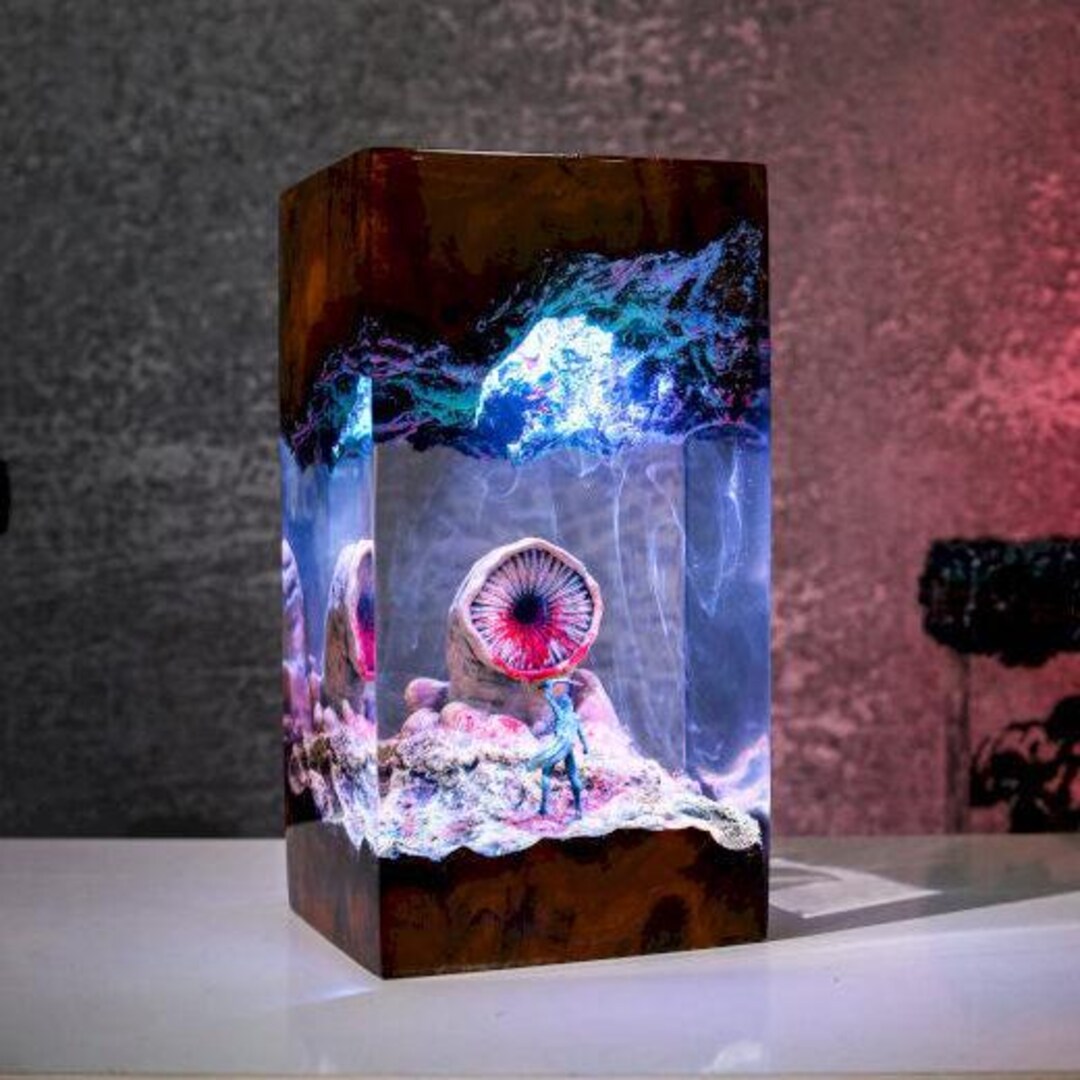 Dune 2 Paul Atreides Sandworm Resin Lamp, LED Movie Night Light ...