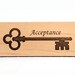 ACCEPTANCE is Key 12 Step Recovery Slogan Refrigerator Magnets Recovery ...