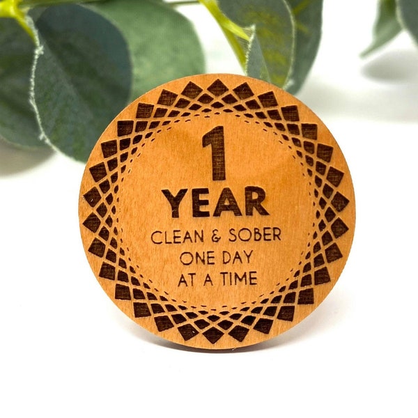 Na 1 Year Medallion - Etsy