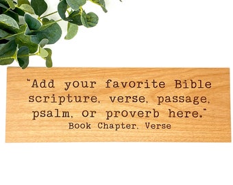 Bible Verse Plaque - Etsy