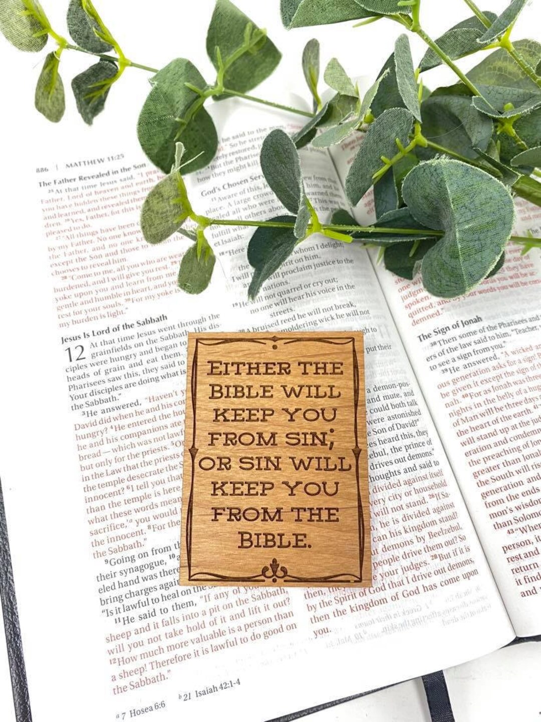 Either the Bible Will Keep You From Sin or Sin Will Keep You From the ...