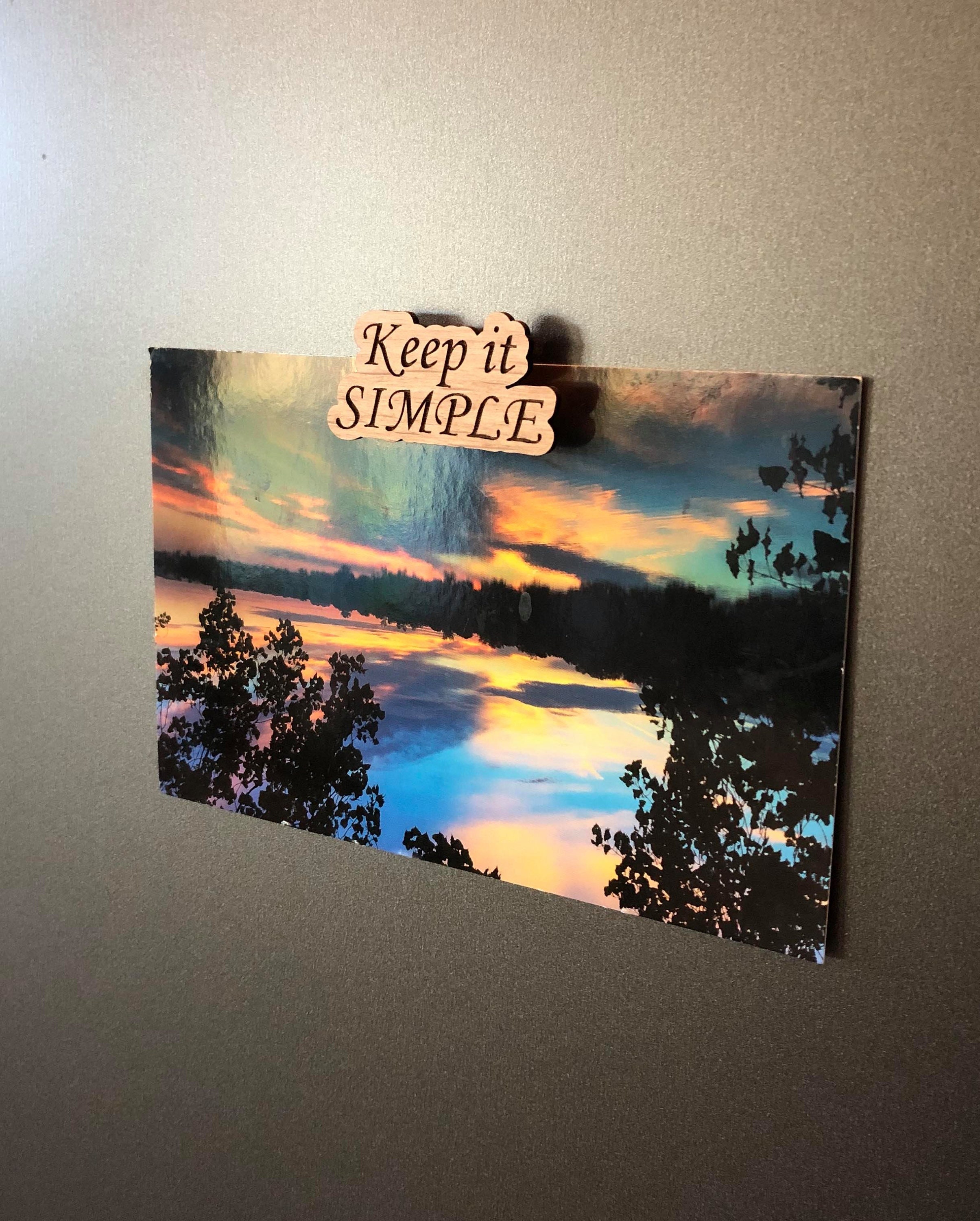 Keep It SIMPLE 12 Step Recovery Slogan Refrigerator Magnets | Etsy