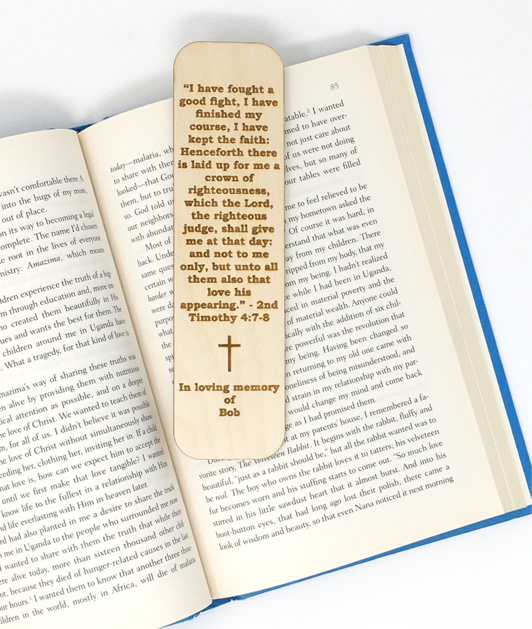 Personalized Engraved Memorial Bookmark - Legacy Gifts - Etsy