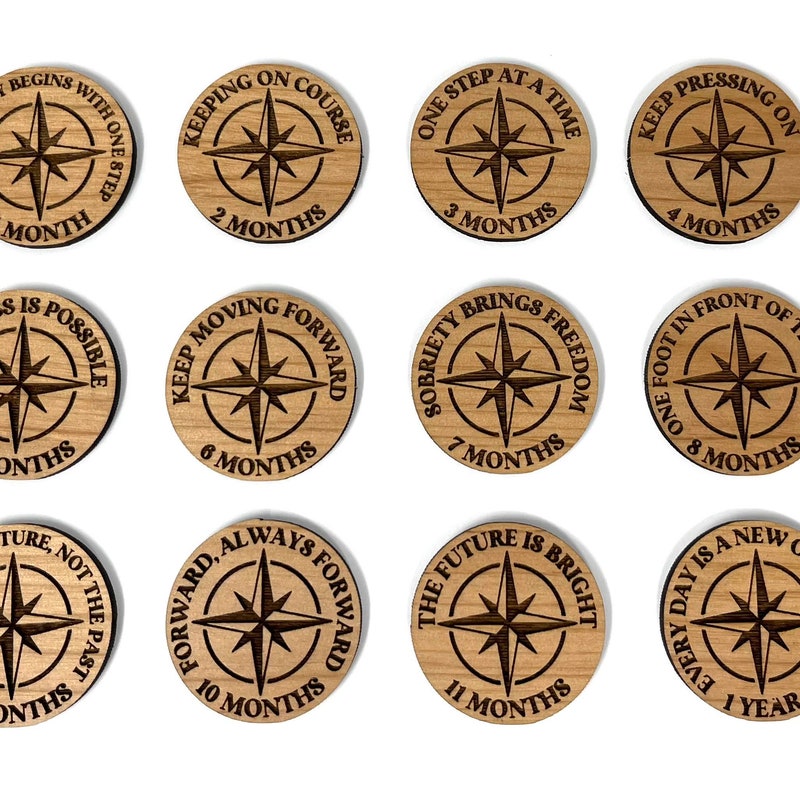 Compass Coin - Etsy
