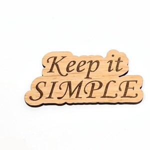 Keep It SIMPLE 12 Step Recovery Slogan Refrigerator Magnets - Etsy