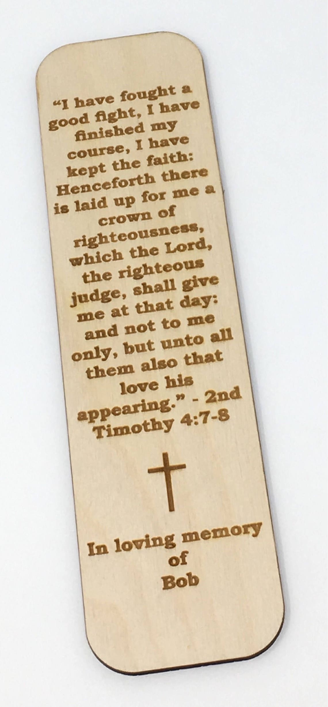 Personalized Engraved Memorial Bookmark Legacy Gifts | Etsy