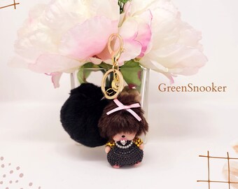 Monchichi Keychain - Etsy
