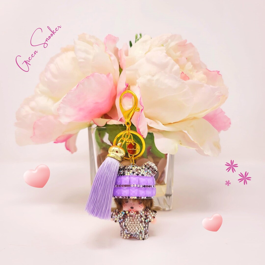 Keychain, Cute Monchichi Tassel, Bag Pendant - Etsy