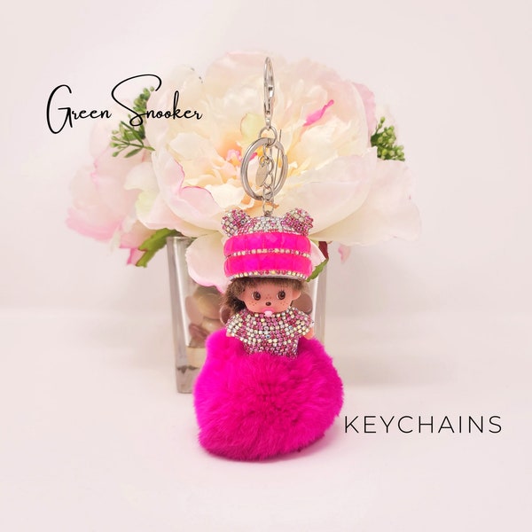 Monchichi Keychain - Etsy