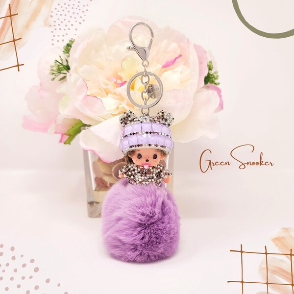 Monchichi Keychain - Etsy