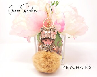 Monchichi Keychain - Etsy