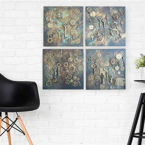 Steampunk Wall Art - Etsy