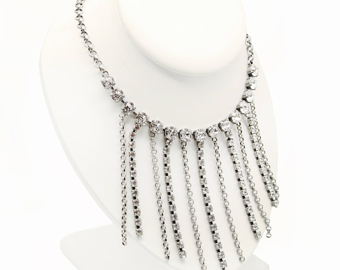 Swarovski Crystal-opera Necklace-women's Cascading Crystal Necklace ...