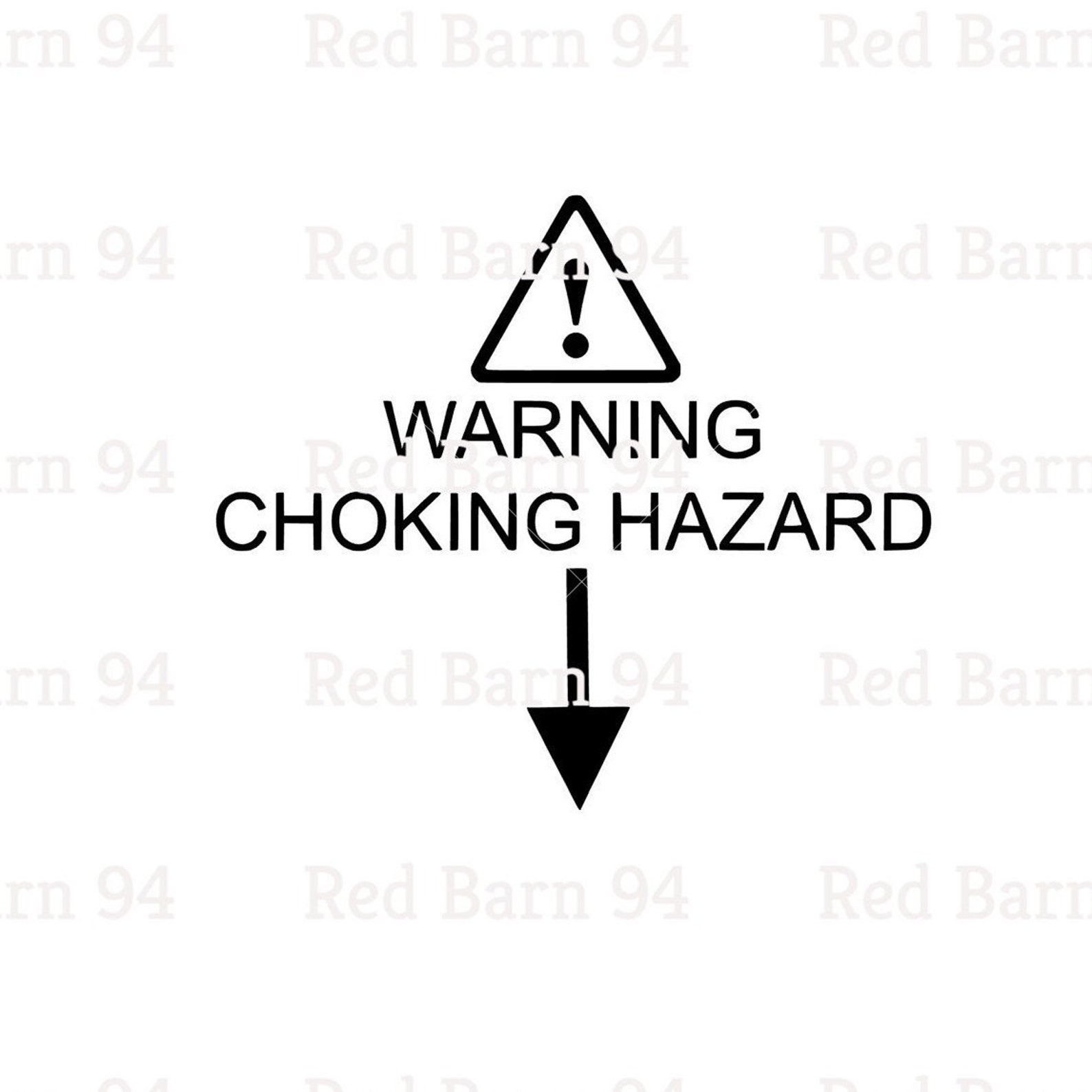 Warning Choking Hazard Svg | Warning Choking Hazard - Etsy