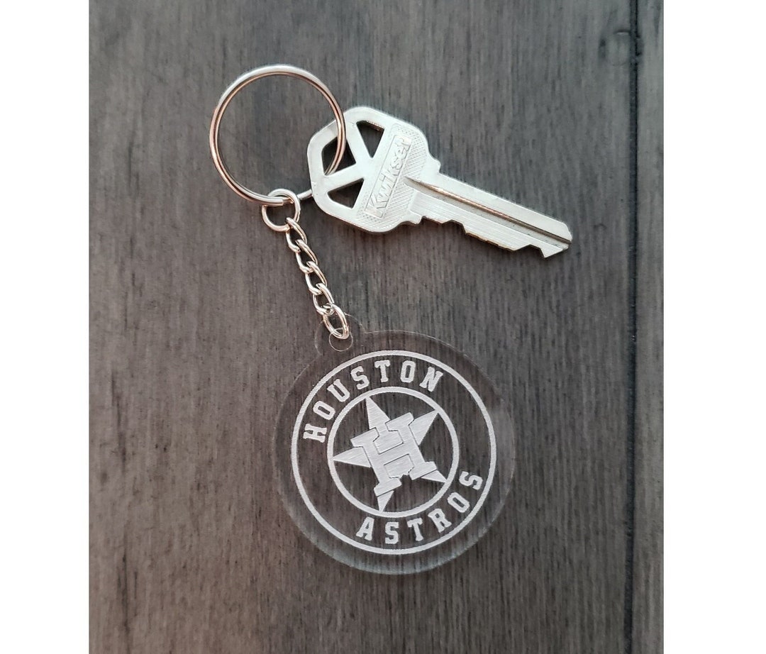 Keychain - Houston Astros - Clear OR Black - Etsy