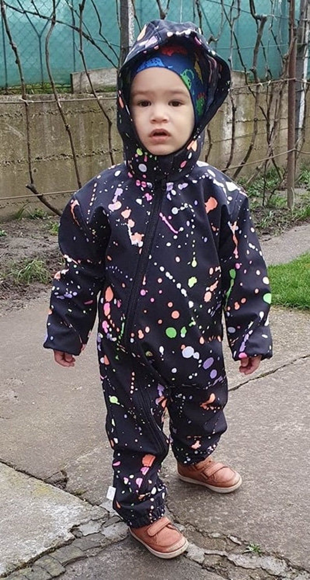 Softshell Baby Toddler Overall, Kids Softshell Suit, Rainsuit, Picasso ...