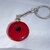 Poppy Fused Glass Keyring / Bag Charm / Glass Poppy Gift / Remembrance ...