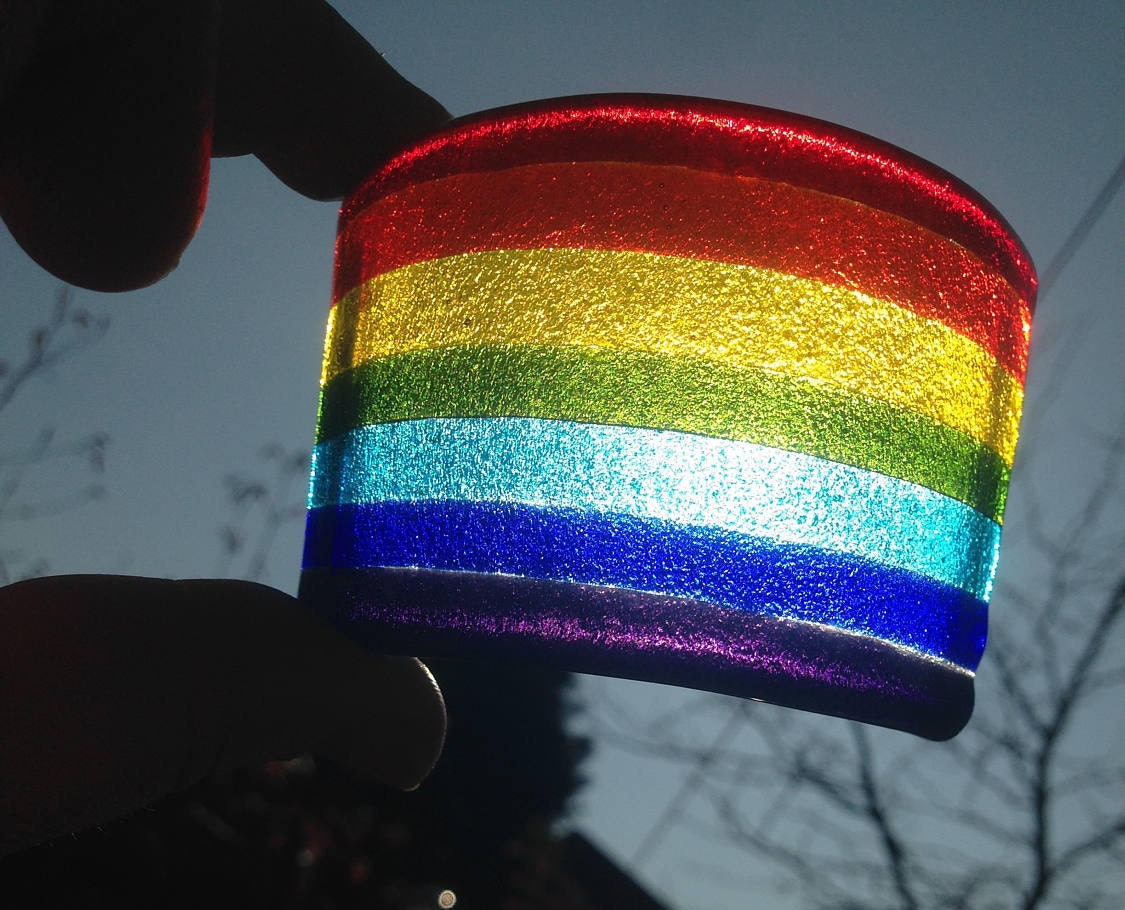 Glass Rainbow / Rainbow Bridge / Pride / Memorial Rainbow / Pet Bridge ...