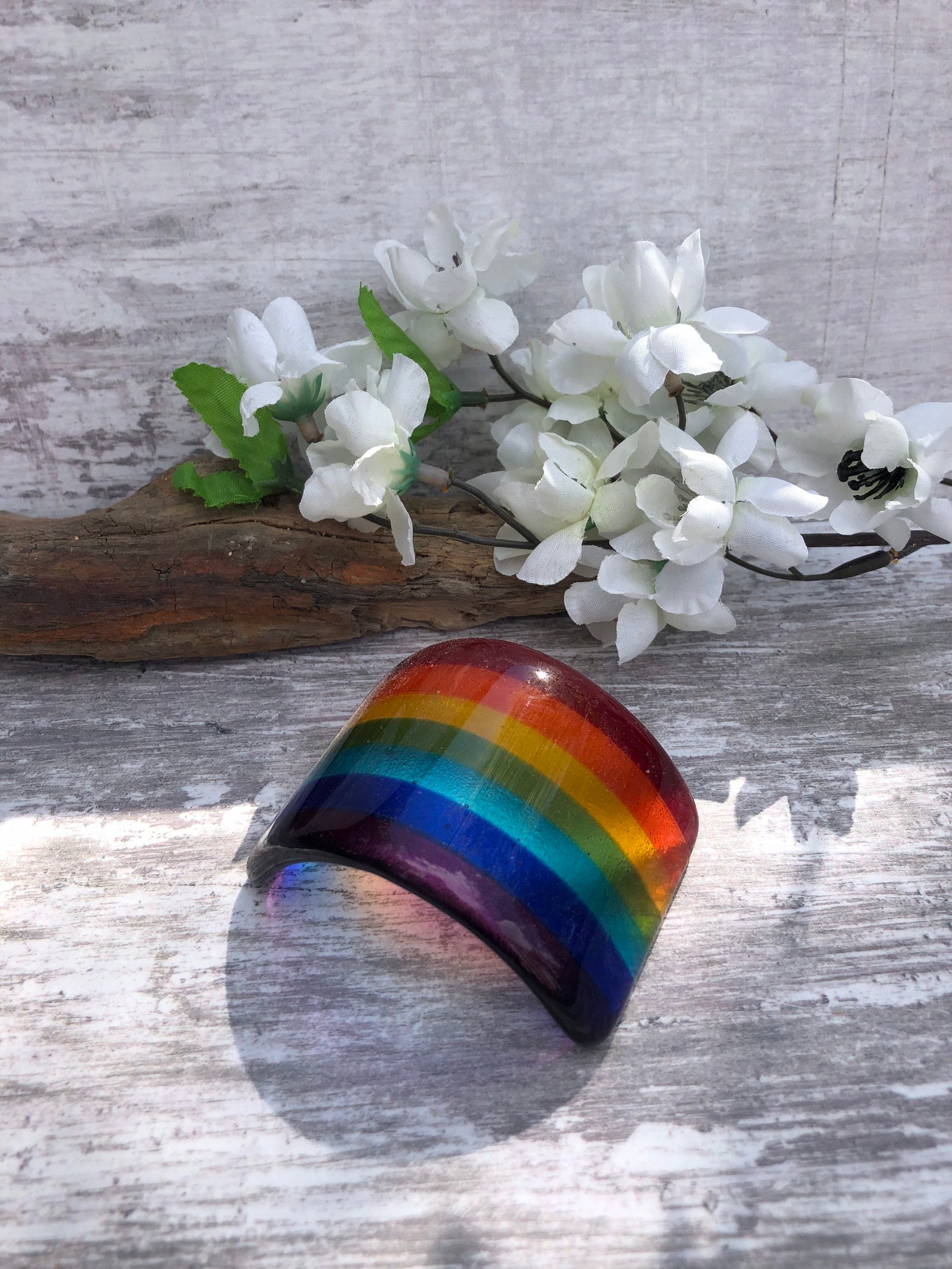 Glass Rainbow / Rainbow Bridge / Pride / Memorial Rainbow / Pet Bridge ...
