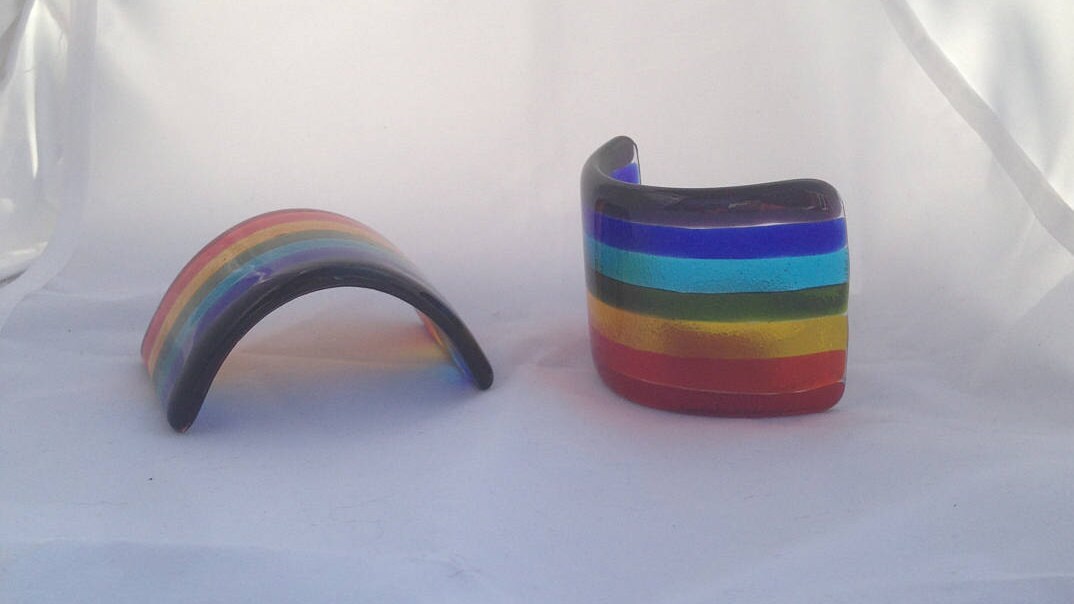 Glass Rainbow / Rainbow Bridge / Pride / Memorial Rainbow / Pet Bridge ...