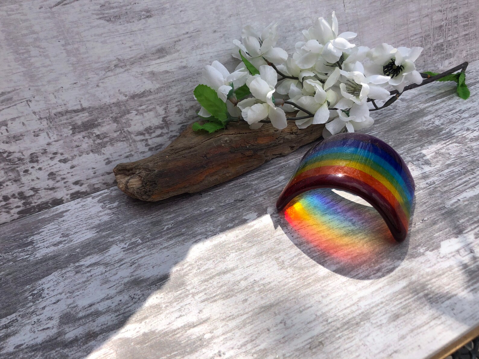 Glass Rainbow / Rainbow Bridge / Pride / Memorial Rainbow / Pet Bridge ...