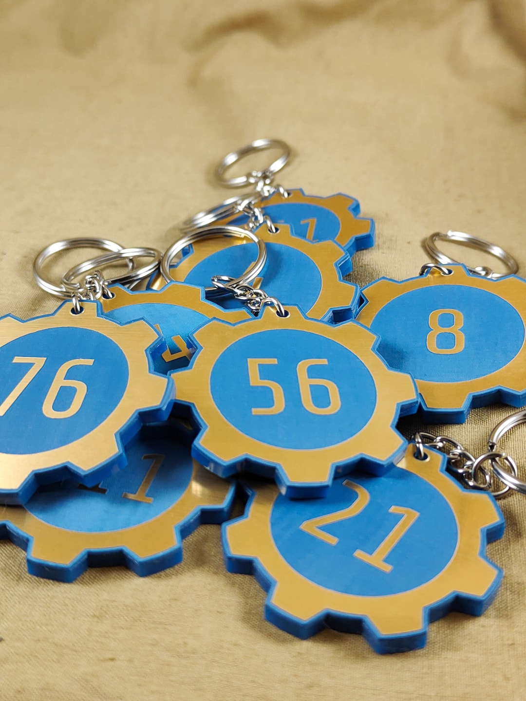 Fallout Keychain - Custom Keychain, Customizable Engraving Gift, Post ...