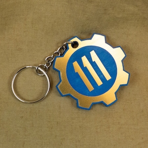 Fallout Keychain - Vault Door Keychain, Post Apocalyptic, Boy Gadget ...