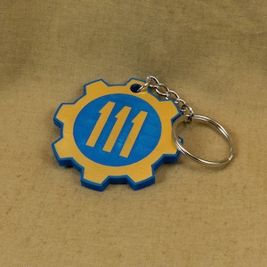 Fallout Keychain - Vault Door Keychain, Post Apocalyptic, Boy Gadget ...