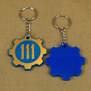 Fallout Keychain - Vault Door Keychain, Post Apocalyptic, Boy Gadget ...