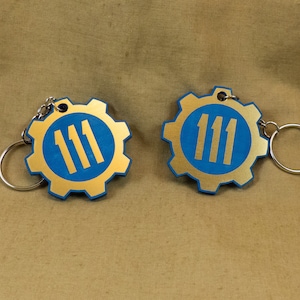 Fallout Keychain - Vault Door Keychain, Post Apocalyptic, Boy Gadget ...