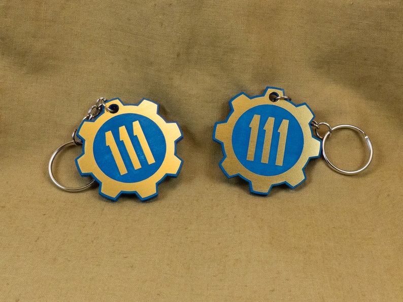 Fallout Keychain Vault Door Keychain, Post Apocalyptic, Boy Gadget ...