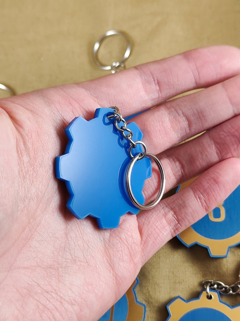 Fallout Keychain Custom Keychain, Customizable Engraving Gift, Post ...
