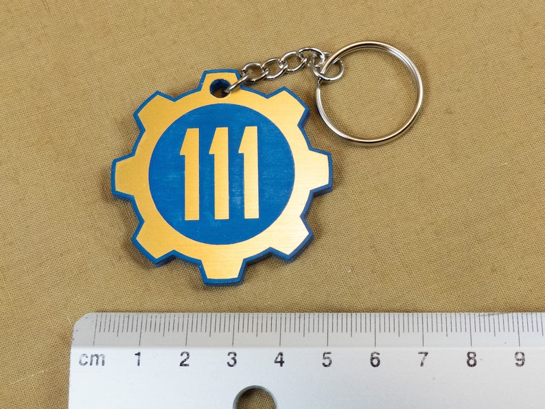 Fallout Keychain Vault Door Keychain, Post Apocalyptic, Boy Gadget ...