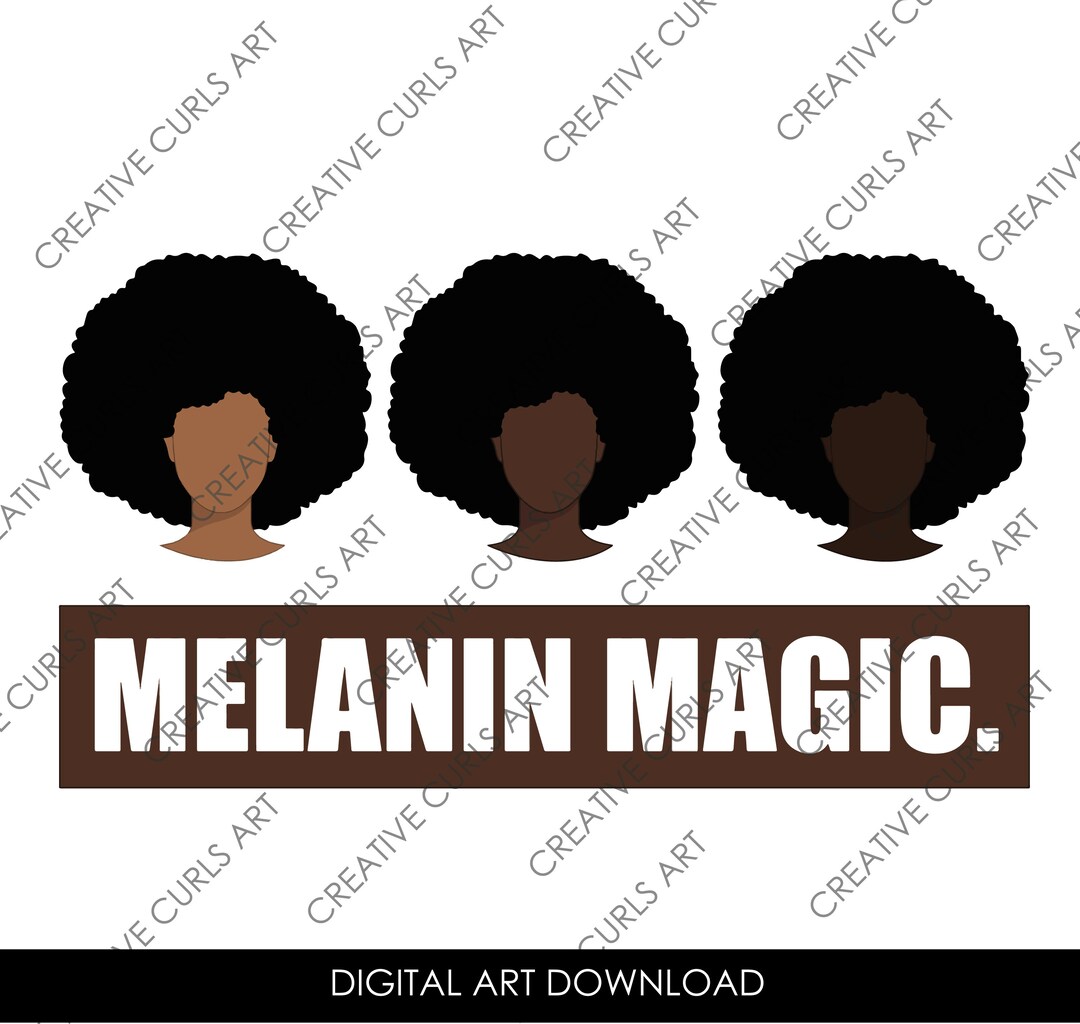 Melanin Magic, Black Queens, Black Queen SVG, Black Woman SVG, African ...