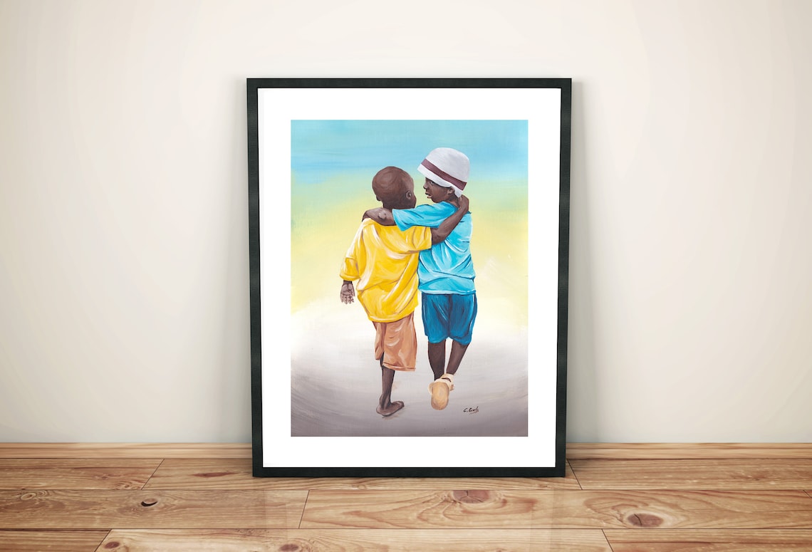 Black Boy Print Black Boy Art Black Boy Painting African | Etsy