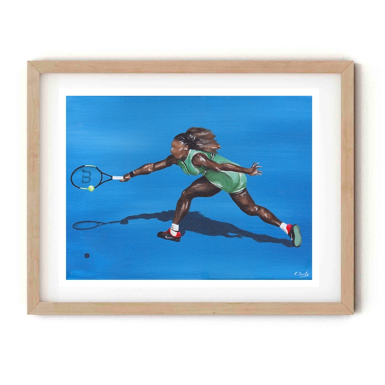 Serena Williams, Serena Art, Black Woman Art, Tennis Art, Serena ...