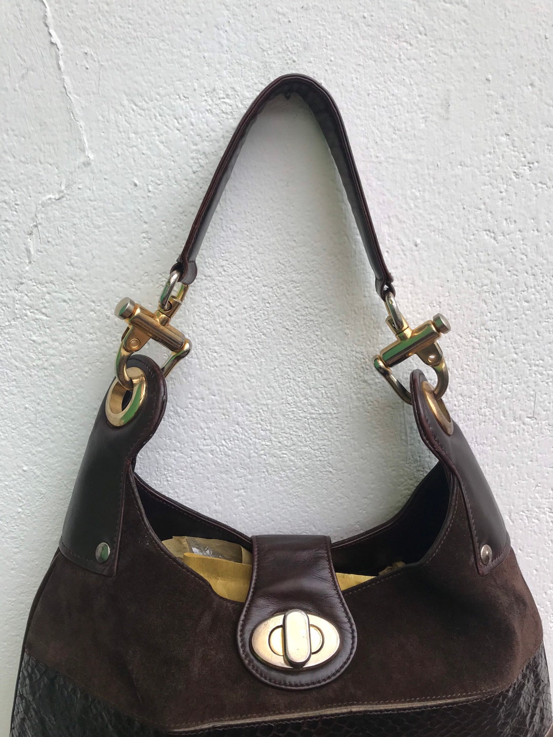 VINTAGE LUXURY BAG Craftsmanship Fashion Luxury Shoulderbag Vintage ...