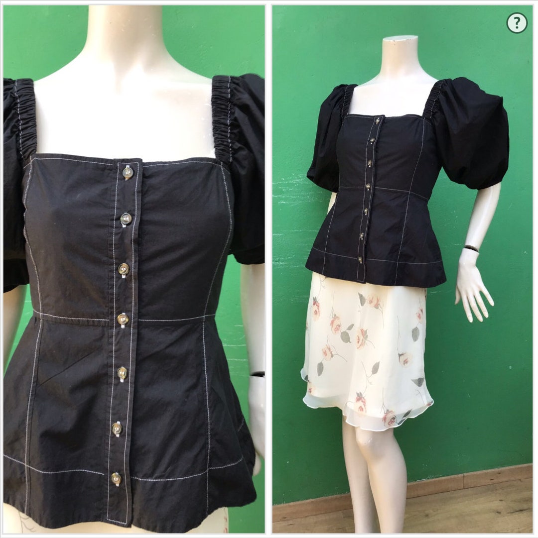 A/1 GANNÌ BLACK CORSET Sexy Vintage Black Corset Fashion Vintage Top ...
