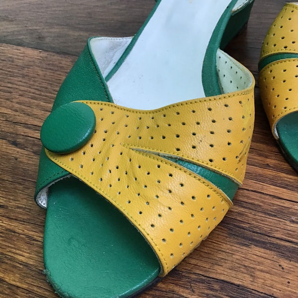 Yellow Sandals - Etsy