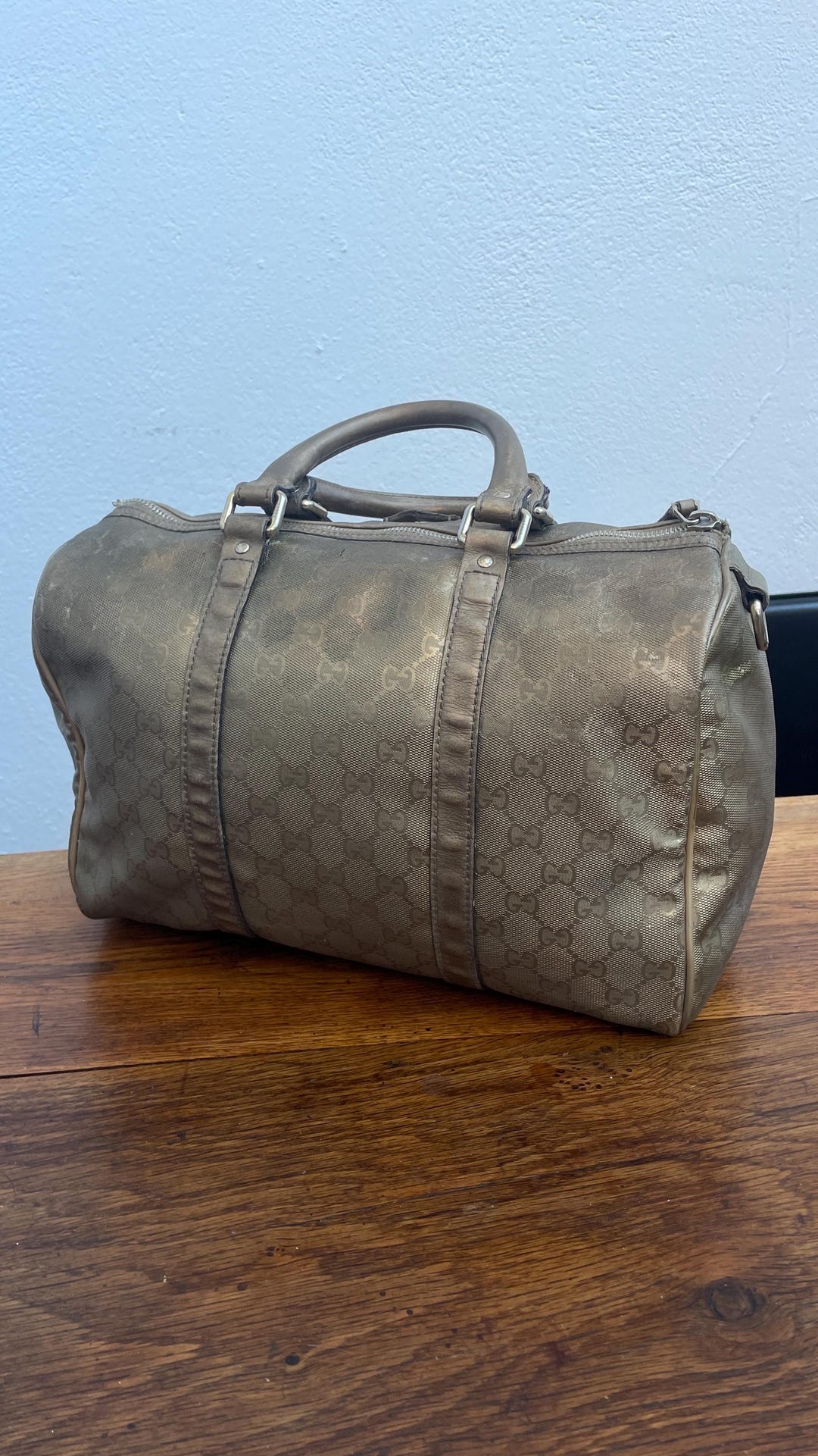 GUCCI VINTAGE BOSTON| Monogram Boston Gucci | Joy Boston Crystal Gucci | Fashion Vintage Leather ...