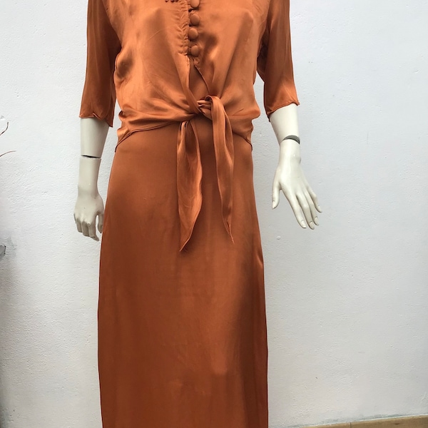 Rust Dress - Etsy