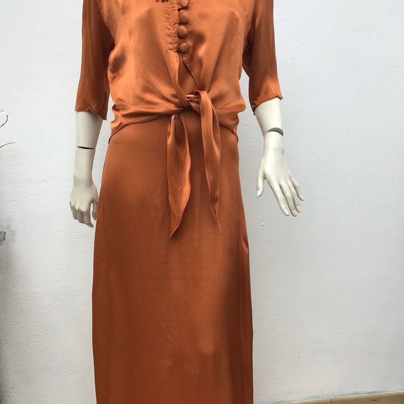 Rust Dress - Etsy